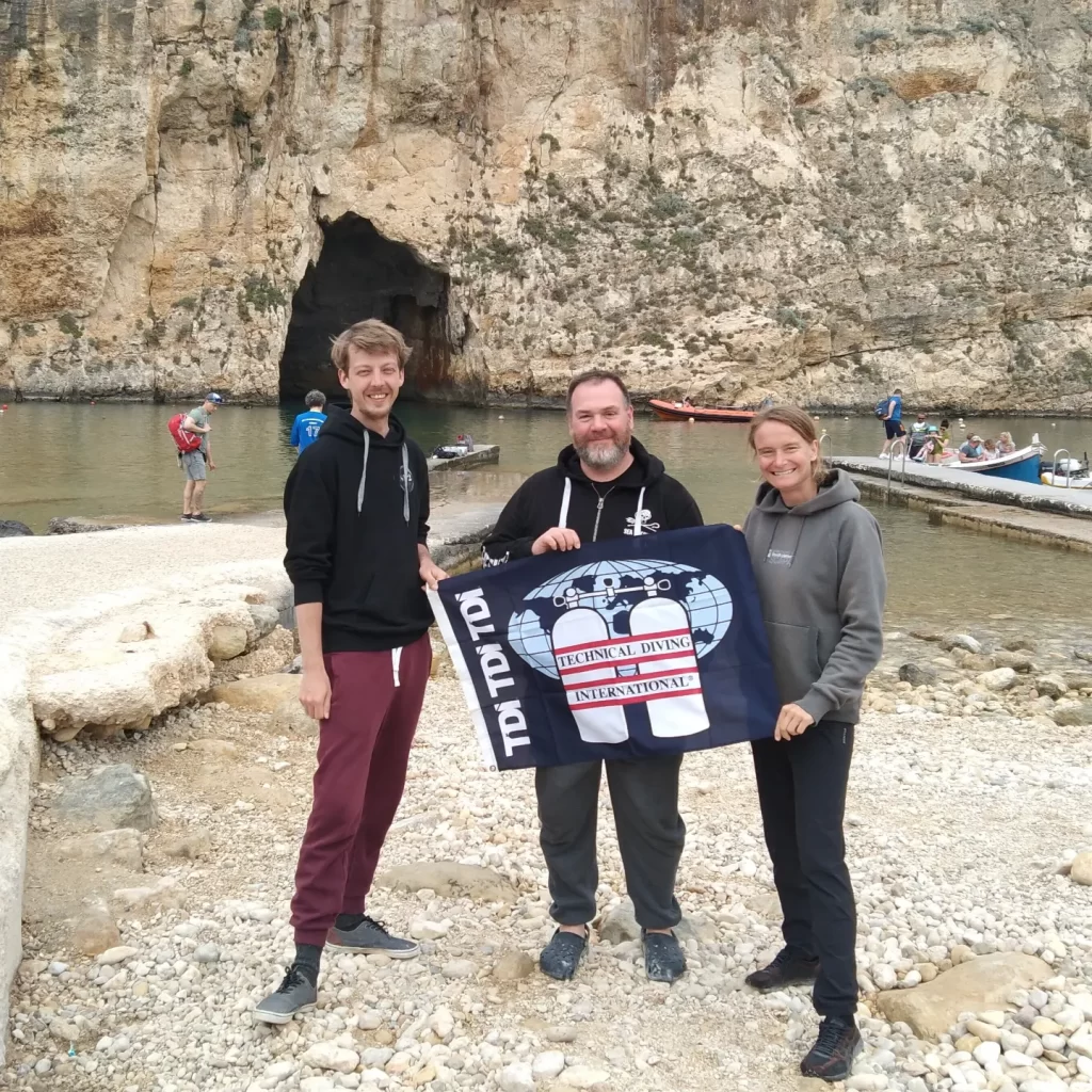 Technical diving and TDI training courses in Gozo, Malta